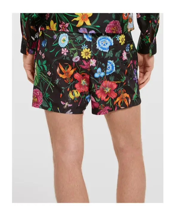 Gucci Printed Nylon Swim Shorts