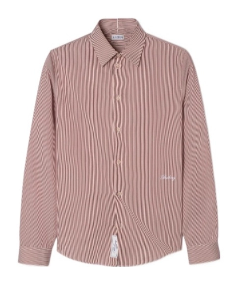 Burberry Slim Fit Striped Cotton Shirt