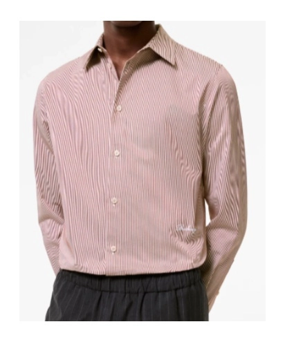Burberry Slim Fit Striped Cotton Shirt