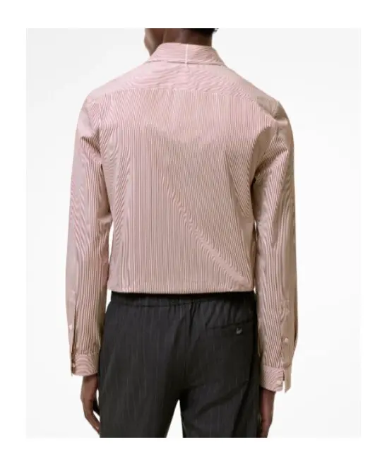 Burberry Slim Fit Striped Cotton Shirt