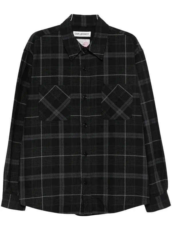 Our Legacy Ranch Check Cotton Shirt