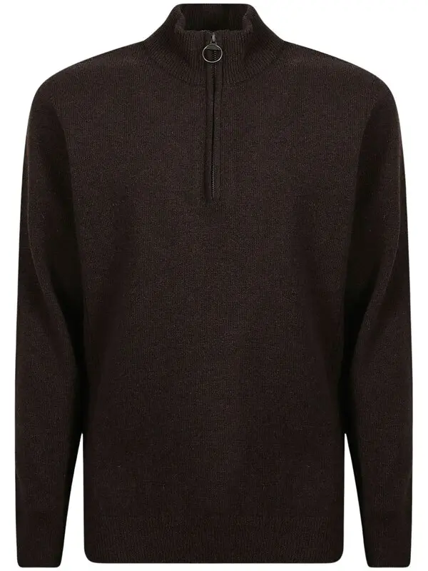 Barbour 100% Wool Crewneck Sweater - Brown