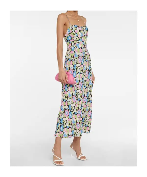 Rixo Flower Printed Dress