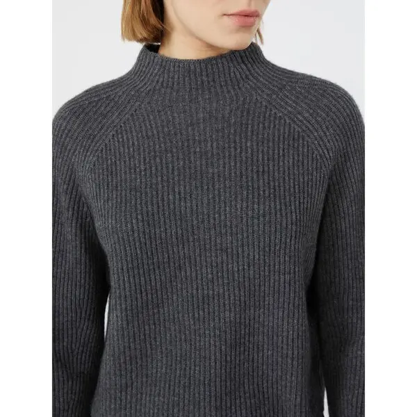Max Mara Mstnettare Ribbed Jumper - Dark Gray