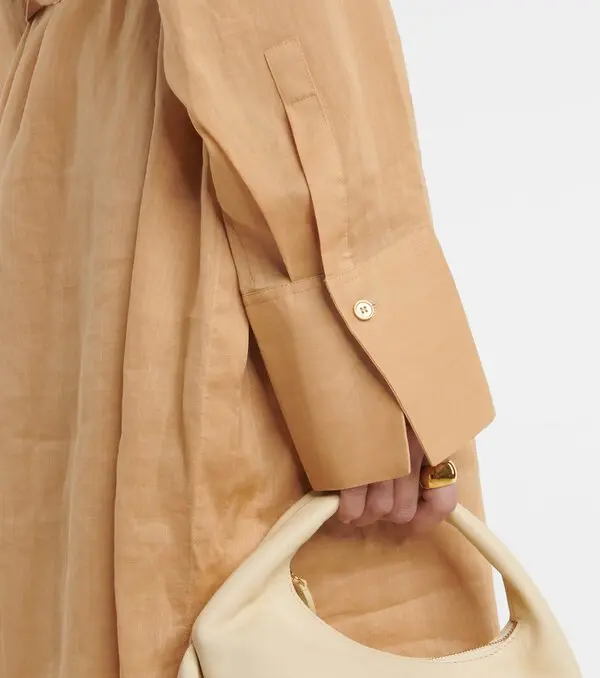 JOSEPH Sheer Tie-up Blouse Dress