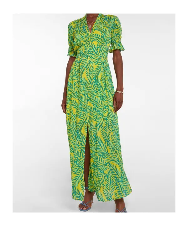 Diane Von Furstenberg Erica Printed Maxi Dress