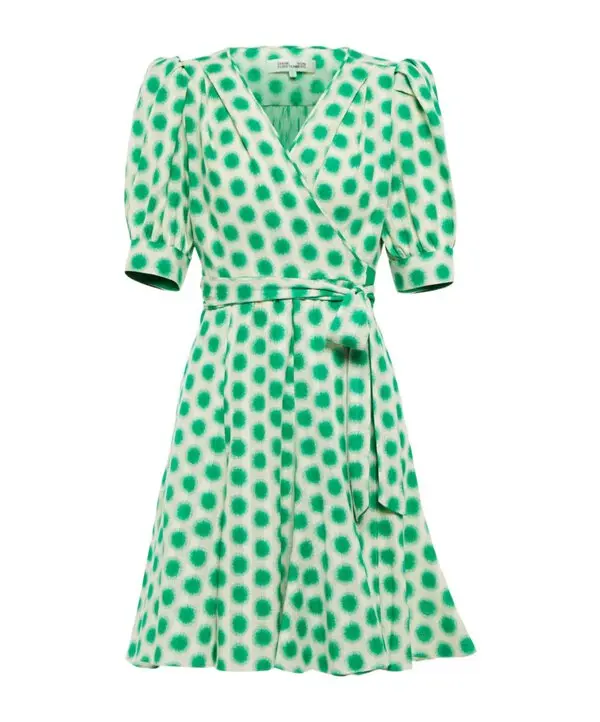 Diane Von Furstenberg Elodie Printed Minidress