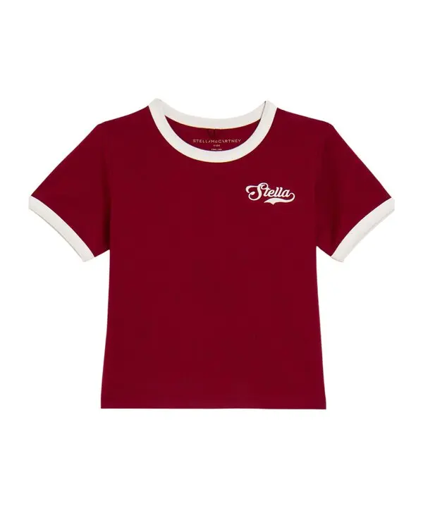 Stella McCartney Logo-embroidered Ringer T-shirt