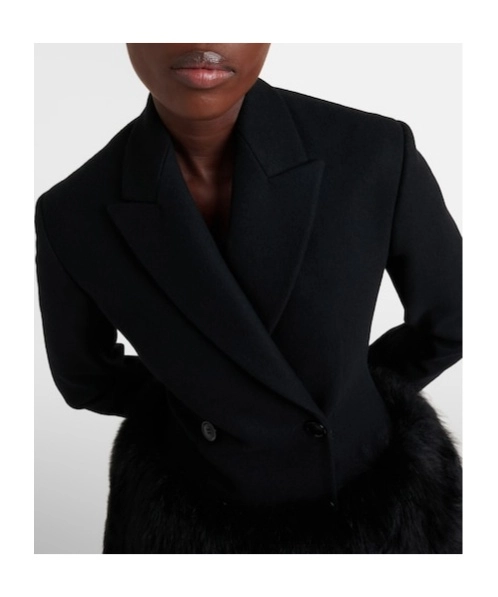 Alaïa Double-breasted Wool Blazer