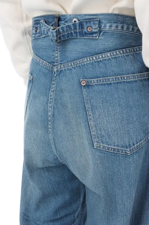 A.PRESSE No.22 Washed Wide Denim Pants