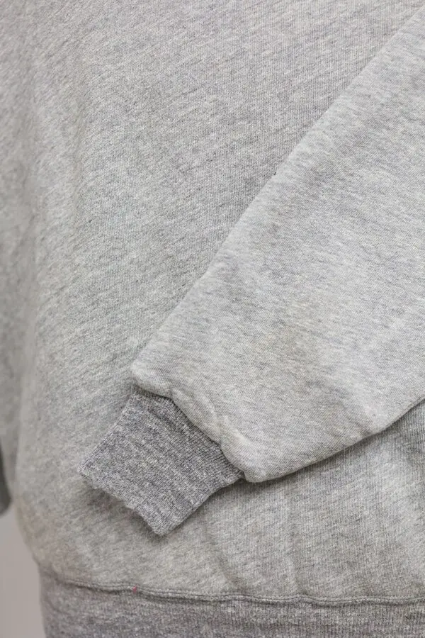 A.PRESSE Retro Lightweight Reversible Sweatshirt - Gray/navy