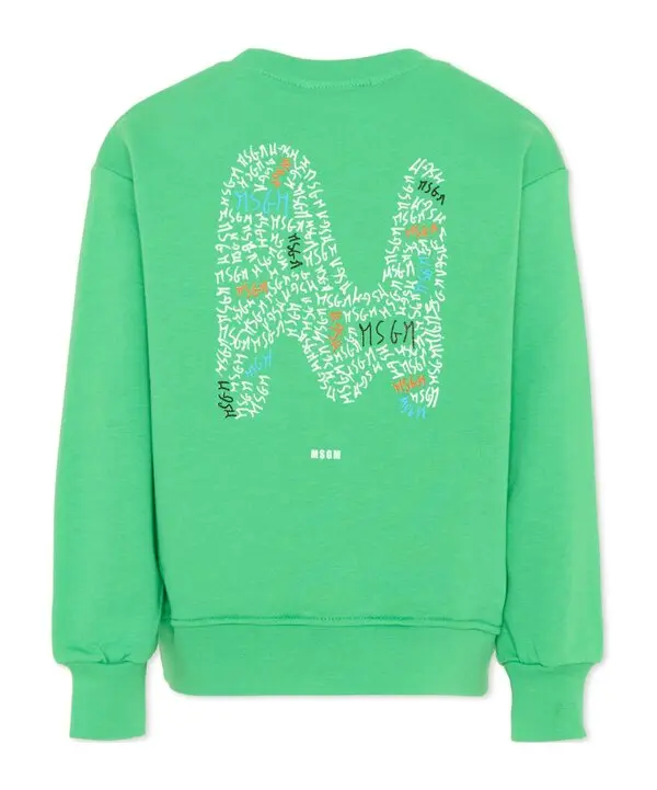 MSGM Crewneck Graphic Sweatshirt