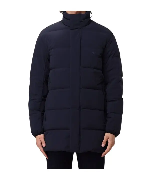 Emporio Armani Long-sleeve Stand-collar Down Jacket