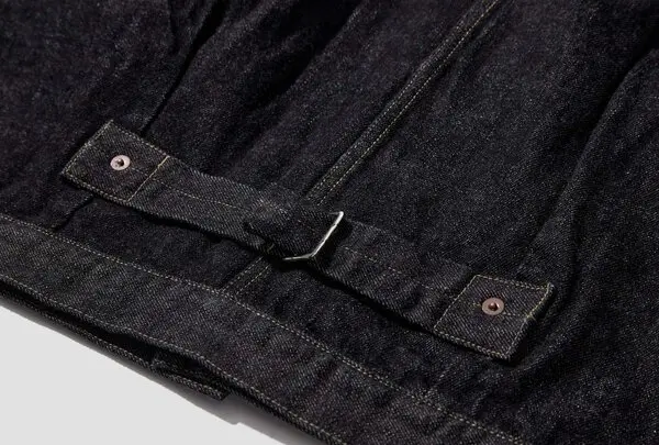 A.PRESSE Collared Denim Jacket