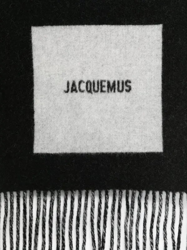 Jacquemus Logo Wool Scarf