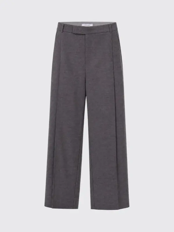 Patrizia Pepe Mid-rise Straight-leg Trousers In Viscose Blend With Belt Loops