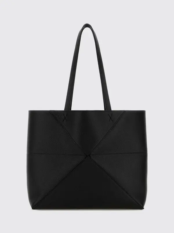 Loewe Puzzle Fold Medium Calfskin Leather Tote Bag With Double Handle