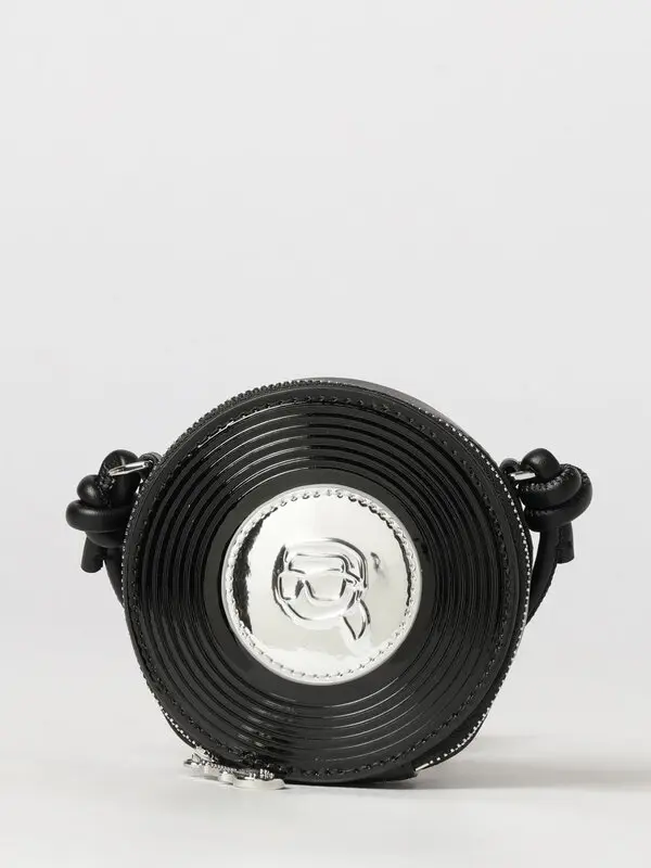 Karl Lagerfeld Mini Polyurethane Crossbody Bag With Bicolour Design