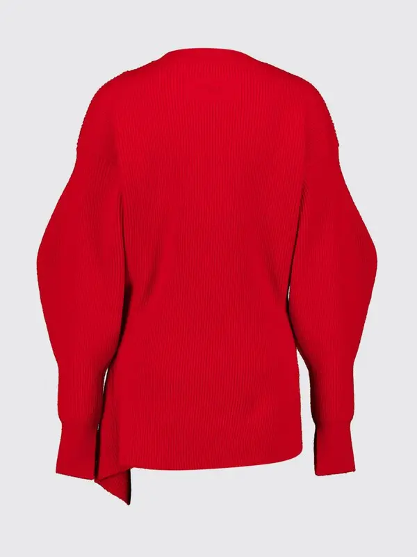 Givenchy Wool And Cashmere Crewneck Jumper With Asymmetrical Hem