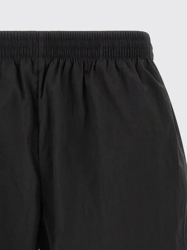 Balenciaga Slim Fit Jogging Shorts In Technical Fabric With Contrast Logo