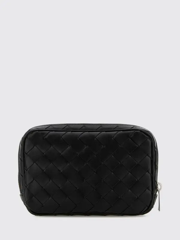 Bottega Veneta Small Intrecciato Calfskin Beauty Case With Zip Closure