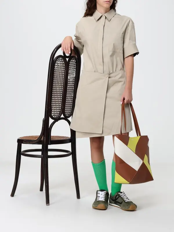 Loewe Puzzle Fold Large Bicolour Calfskin Tote Bag