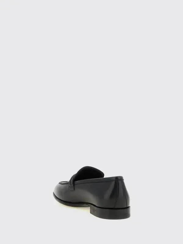 FERRAGAMO Gancini Horsebit Smooth Calfskin Leather Penny Loafers