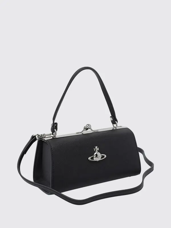 VIVIENNE WESTWOOD Doll Xl Saffiano Synthetic Leather Mini Handbag