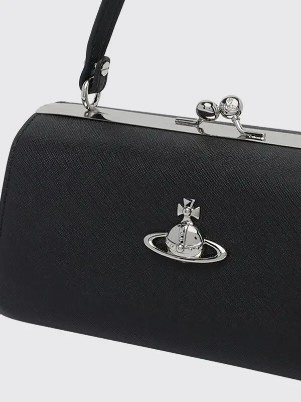 VIVIENNE WESTWOOD Doll Xl Saffiano Synthetic Leather Mini Handbag
