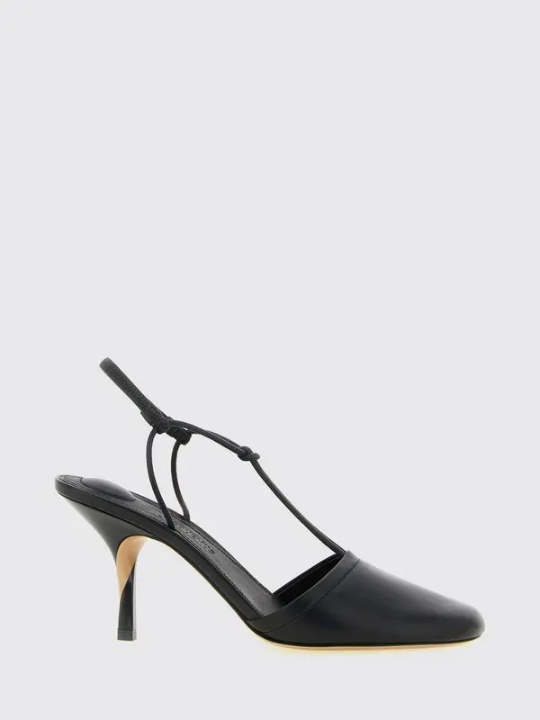 Jacquemus Pina Lamb Leather Slingback Pumps With Stiletto Heel