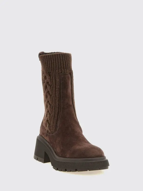 JIMMY CHOO Tamia Suede Chelsea Boots With A Lug Sole