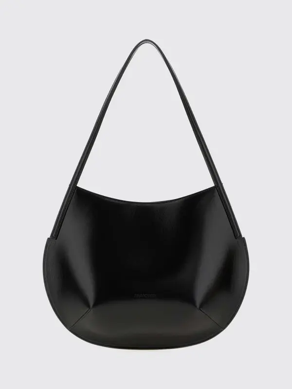 JIL SANDER Kante Ovine Leather Shoulder Bag With A Rounded Design