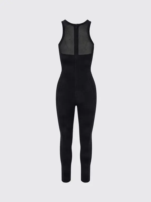 Elisabetta Franchi Off-the-shoulder Slim Fit Jumpsuit In Jersey