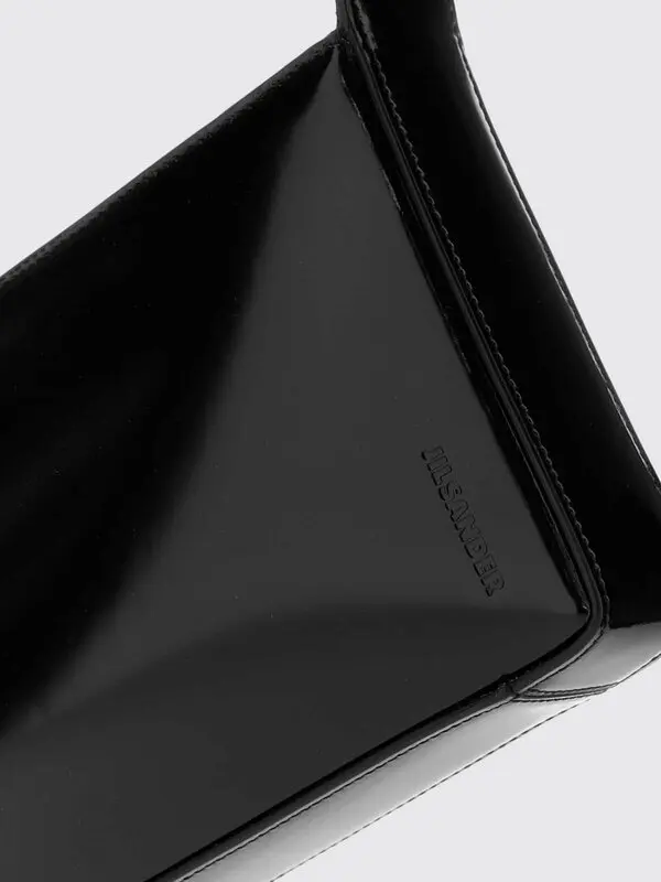 JIL SANDER Monolith East-west Calf Leather Shoulder Bag With Zip Closure