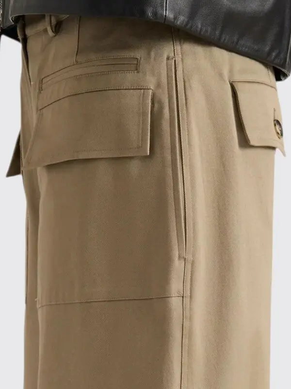 Proenza Schouler Wide-leg Stretch-cotton Cargo Trousers With Mid-rise Waist