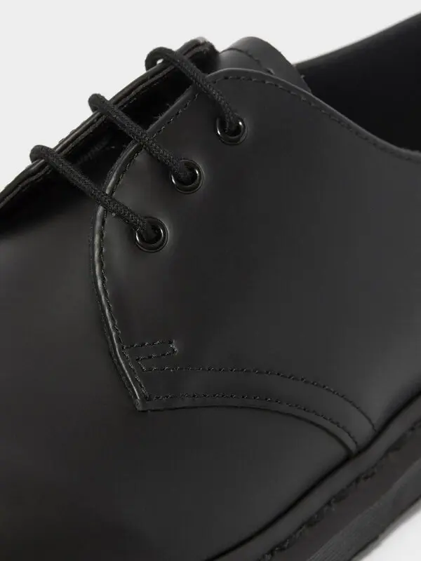 Dr. Martens 1461 Mono Smooth Leather Derby Shoes With Rubber Sole
