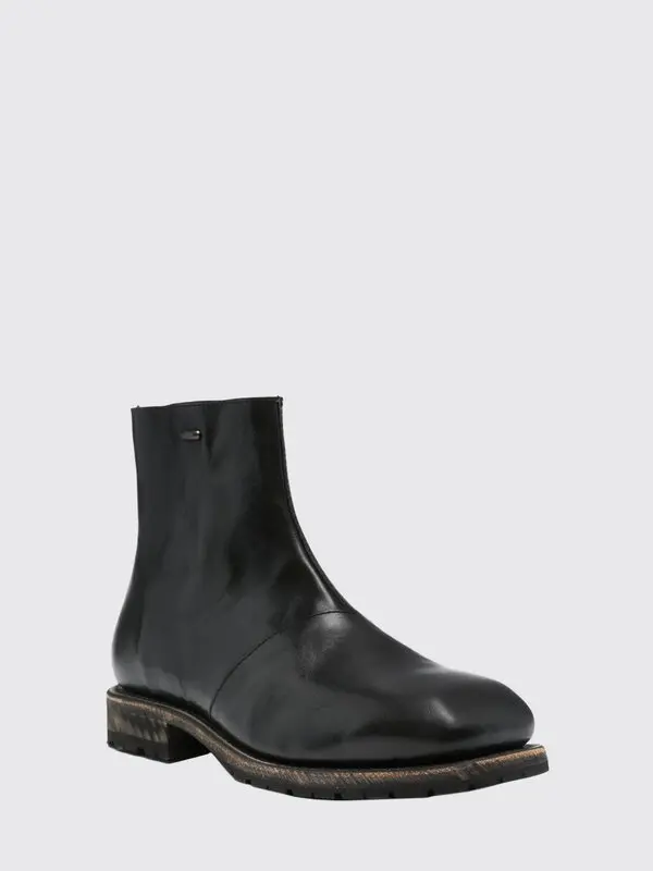 Our Legacy Engine Ankle Boots In Cowhide Leather With Vibram Rubber Sole