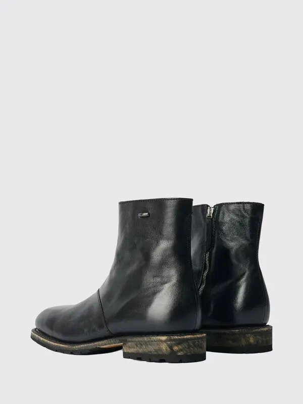 Our Legacy Engine Ankle Boots In Cowhide Leather With Vibram Rubber Sole
