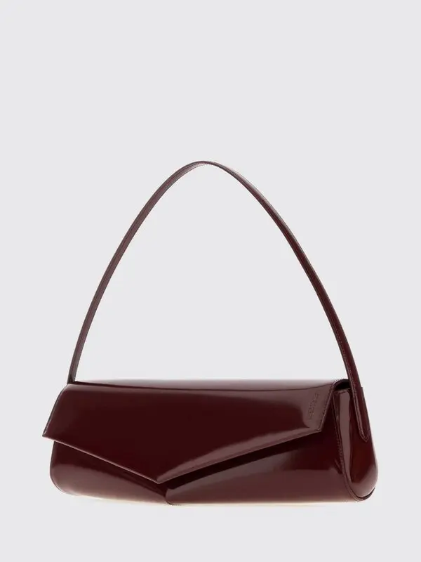 JIL SANDER Kante Brushed Calfskin Shoulder Bag With Flat Handle