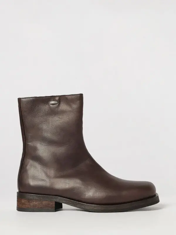 Our Legacy Suede Calfskin Ankle Boots With Vibram Sole