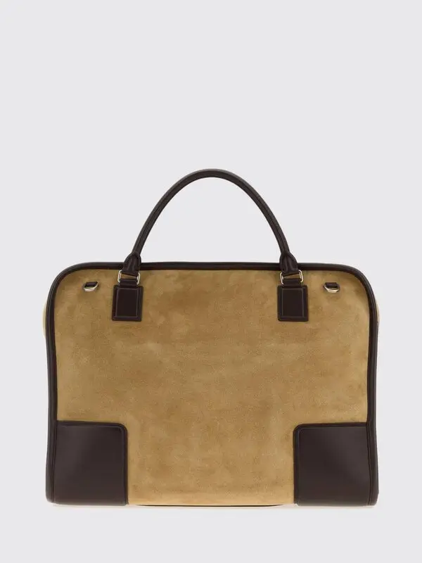 Loewe Amazona 180 Calfskin Leather And Suede Handbag