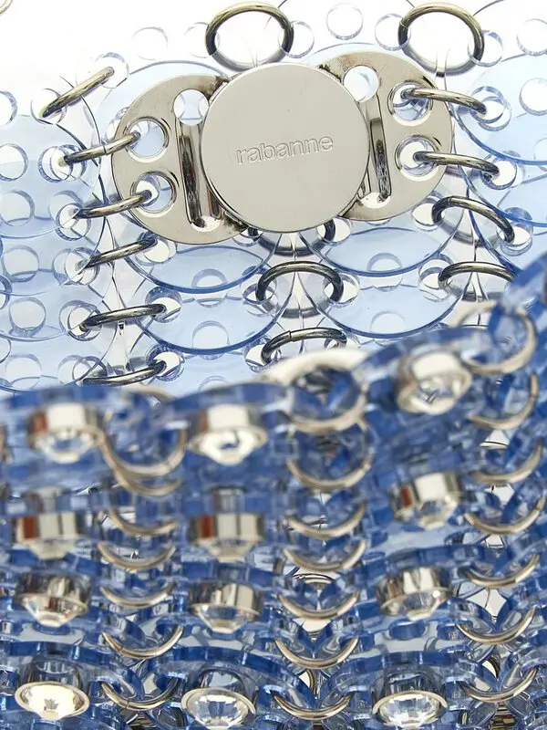 Rabanne 1969 Nano Shoulder Bag In Resin And Metal Mesh
