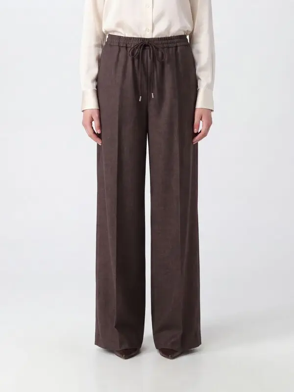Max Mara High-waisted Shetland Wool Wide-leg Palazzo Trousers