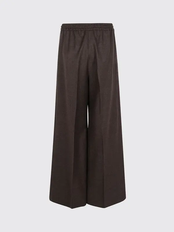 Max Mara High-waisted Shetland Wool Wide-leg Palazzo Trousers