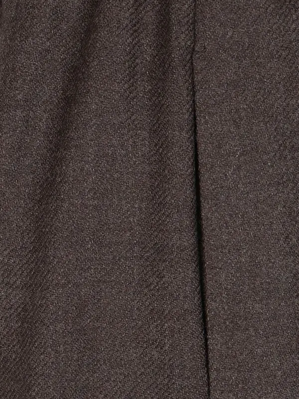 Max Mara High-waisted Shetland Wool Wide-leg Palazzo Trousers