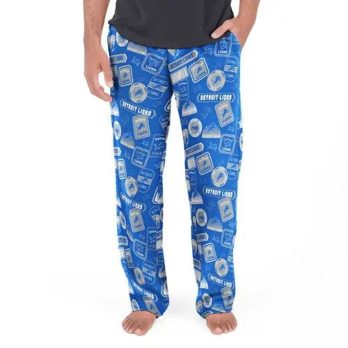 CONCEPTS SPORT Detroit Lions Grady Pants - Blue