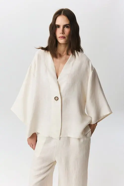 BULDAN'S Seta Jacket - White