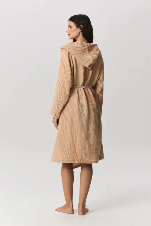 BULDAN'S Marble Lightweight Cotton Bathrobe