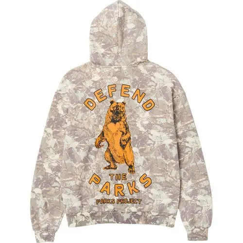 PARKS PROJECT Defend The Parks Bear Hoodie