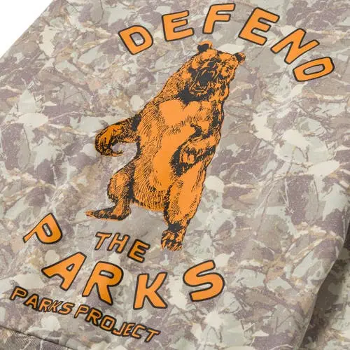 PARKS PROJECT Defend The Parks Bear Hoodie